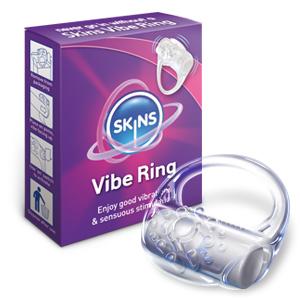Skins Single Speed Vibrating Ring White : Amazon.co.uk: Health ...