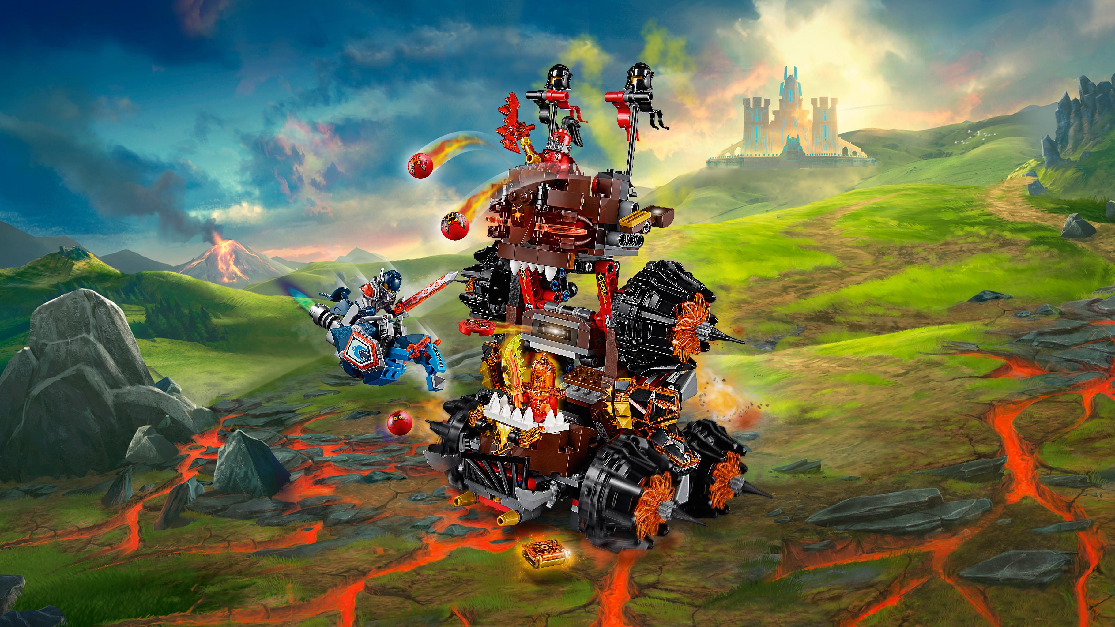 LEGO 70321 Nexo Knights General Magmar Siege Machine of Doom ...