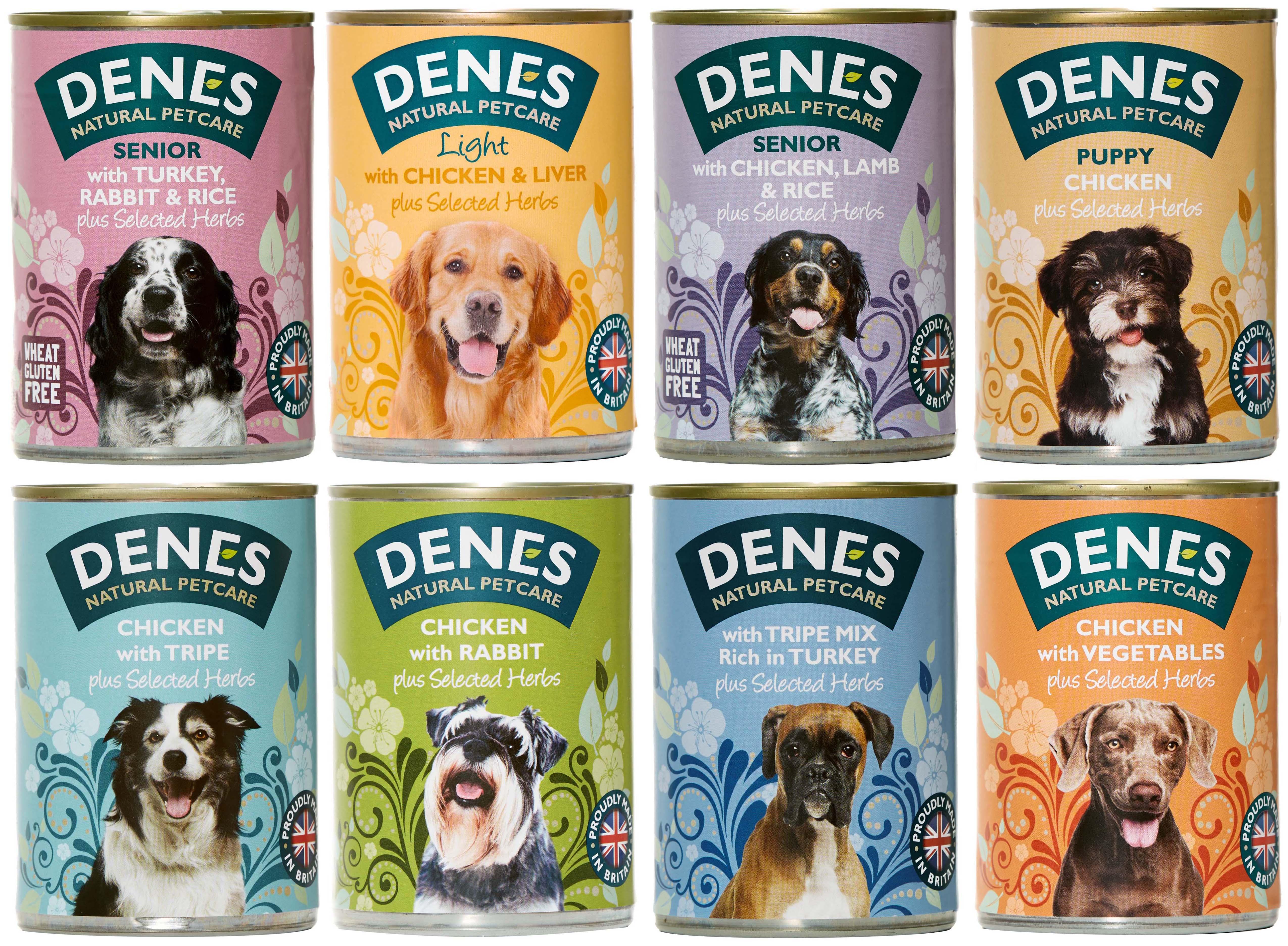 Denes Complete Senior Wet Dog Food Turkey Rabbit and Rice, 12 x 400 g ...