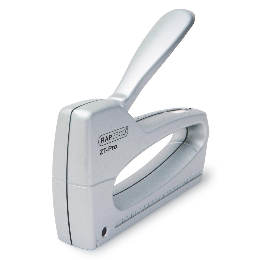 Rapid R23 Staple Gun - Chrome + Rapesco Galvanised Staples 13/6 mm ...