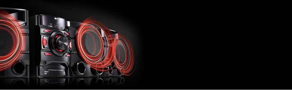 LG LOUDR CM4560 700 W Home Audio System with Auto DJ, DJ Effect and ...