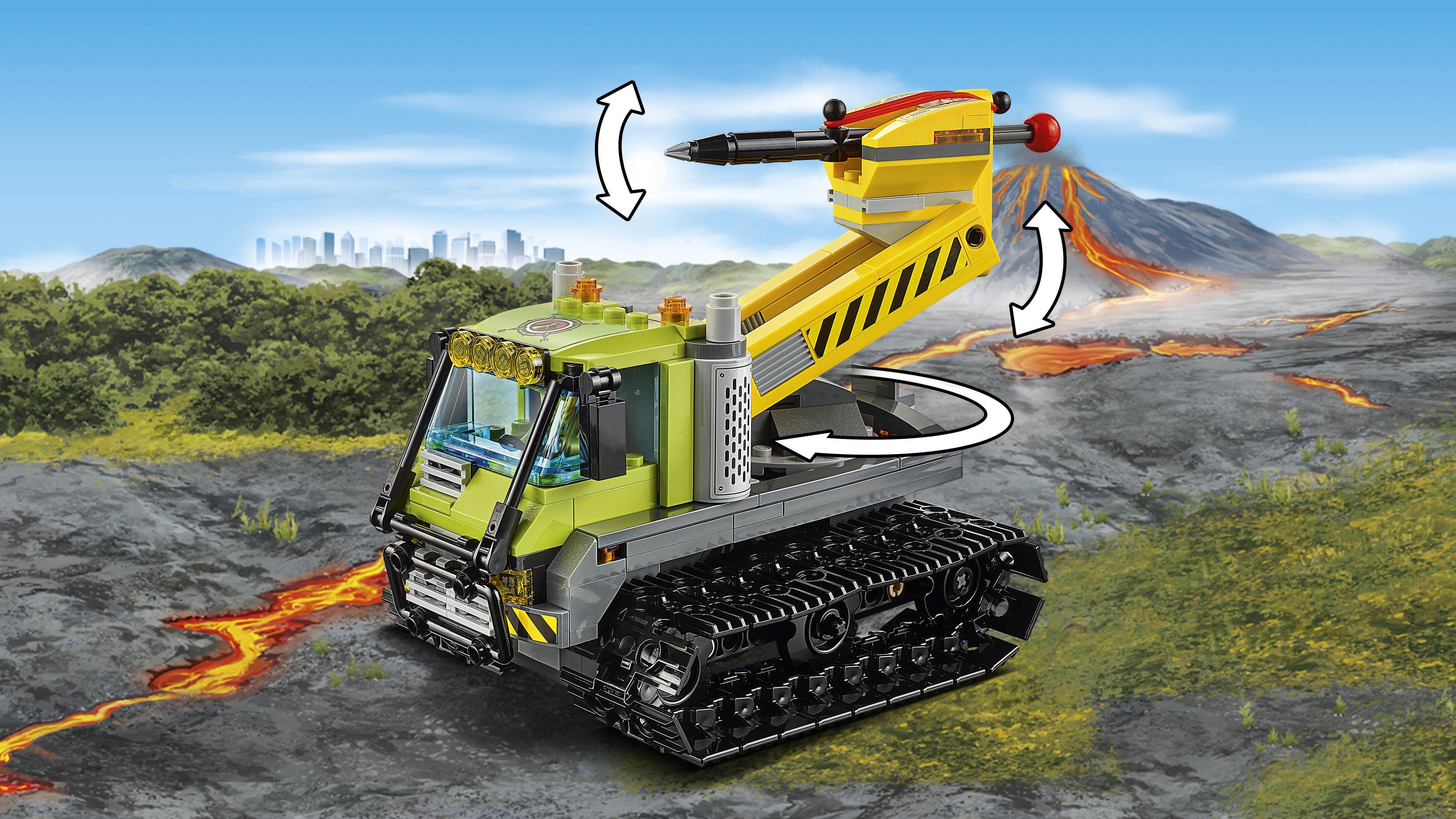 LEGO 60122 City Volcano Explorers Volcano Crawler Building Toy: LEGO ...