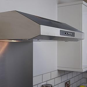 Igenix Visor Cooker Hood Extractor - 60 cm, Stainless Steel : Amazon.co ...