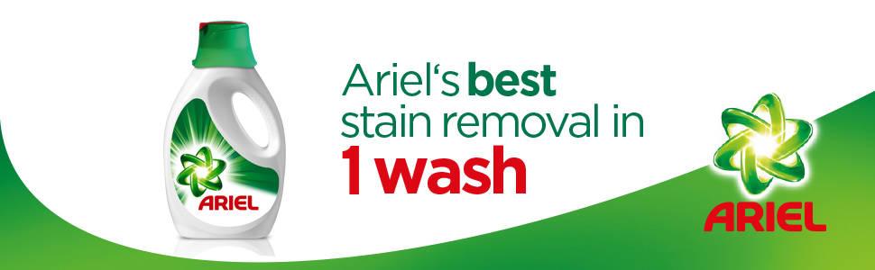 Ariel Washing Liquid, Touch of Febreze, 2 Litre, 40 Washes, Removes ...