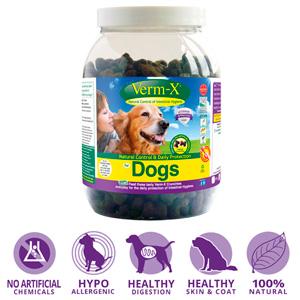 Verm-X All Natural Treats for Dogs. Supports Intestinal Hygiene. Vet ...
