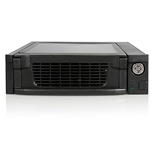 StarTech 5.25 inch SATA Hard Drive Mobile Rack Drawer - Black ...