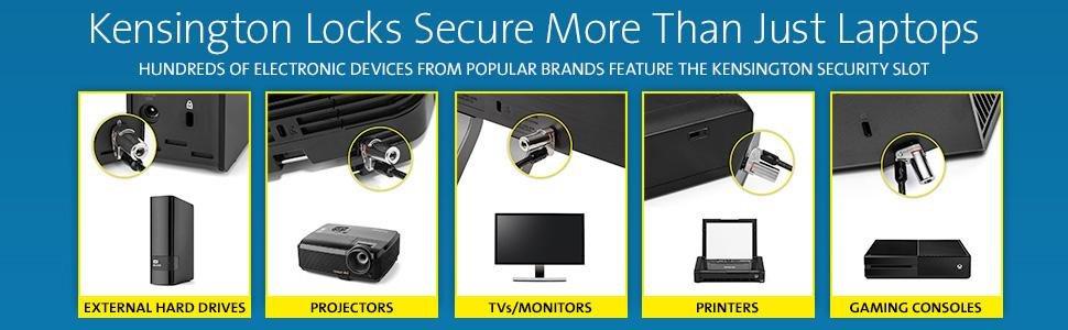 Kensington Combination Portable Laptop Lock : Amazon.co.uk: Electronics ...