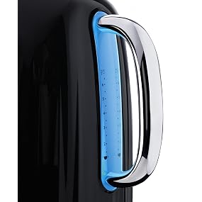 Breville Impressions Electric Kettle, 1.7 Litre, 3 KW Fast Boil, Black ...
