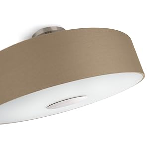 Philips InStyle Flora Ceiling Light Matt Chrome (Includes 3 x 42 Watts ...