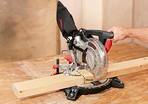 Skil 1131AB Compound double bevel mitre saw with 210 mm sawblade and ...