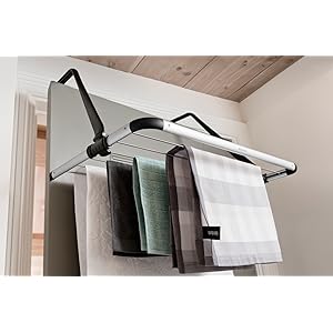Brabantia Radiator Clothes Airer and Hanging Drying Rack, 4.5 m ...
