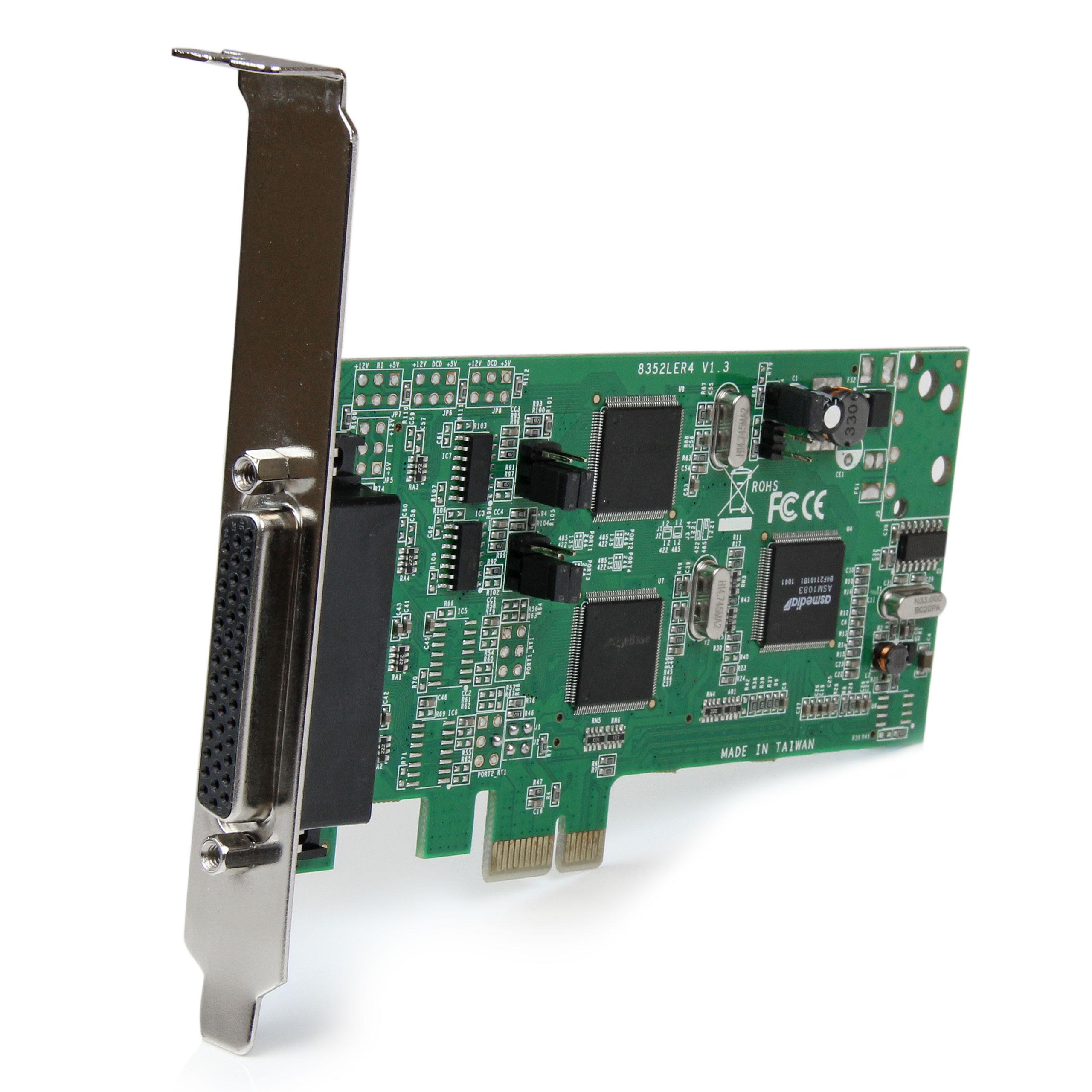StarTech.com 4 Port PCI Express PCIe Serial Combo Card: Amazon.co.uk: Electronics
