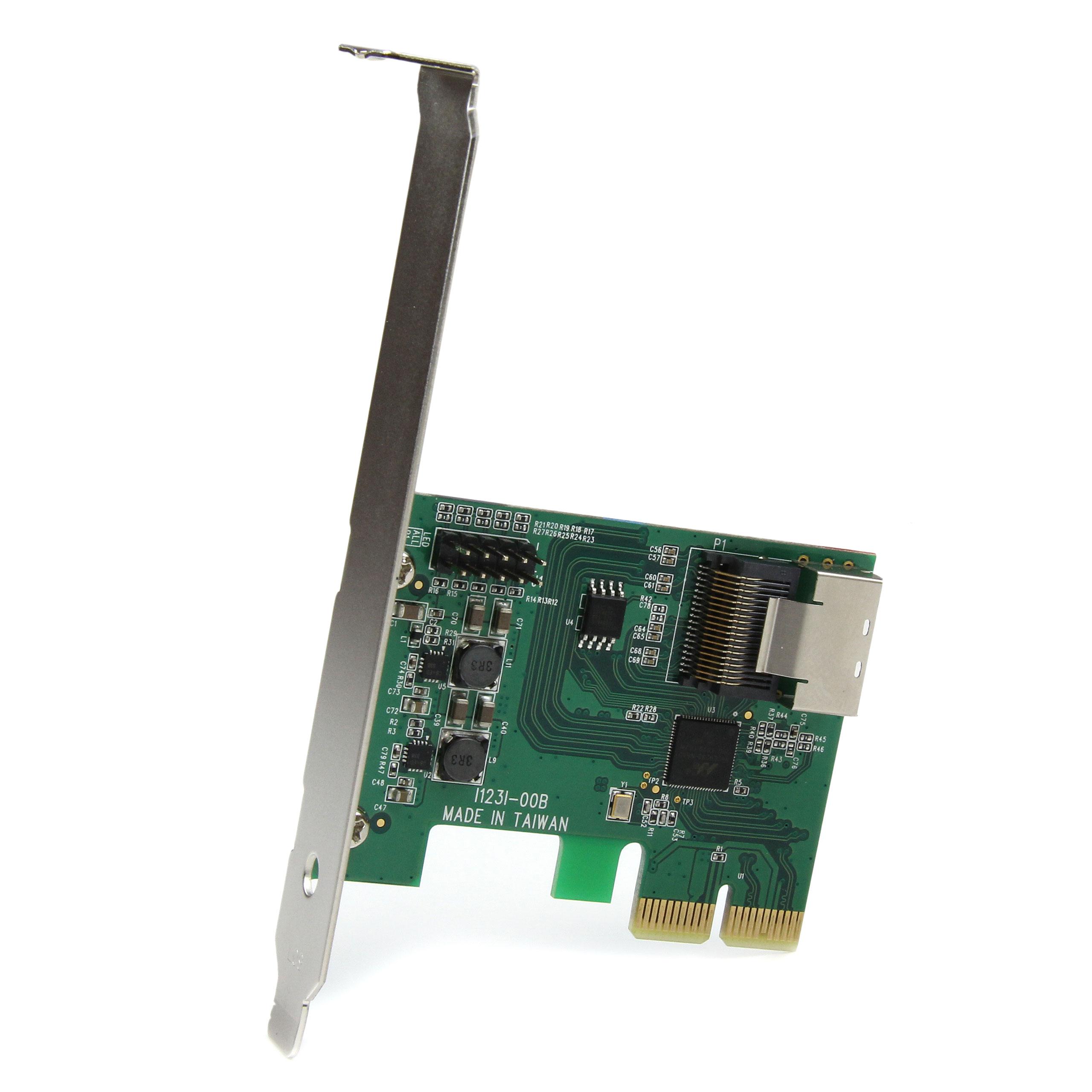 StarTech.com PEXSAT34SFF PCI Express SATA III RAID Controller Card with ...