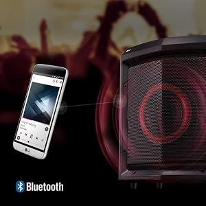 LG LOUDR Portable Bluetooth Boombox Speaker: Amazon.co.uk: Electronics ...