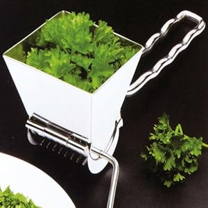 MasterClass Deluxe Rotary Stainless Steel Herb Mill / Parsley Cutter ...