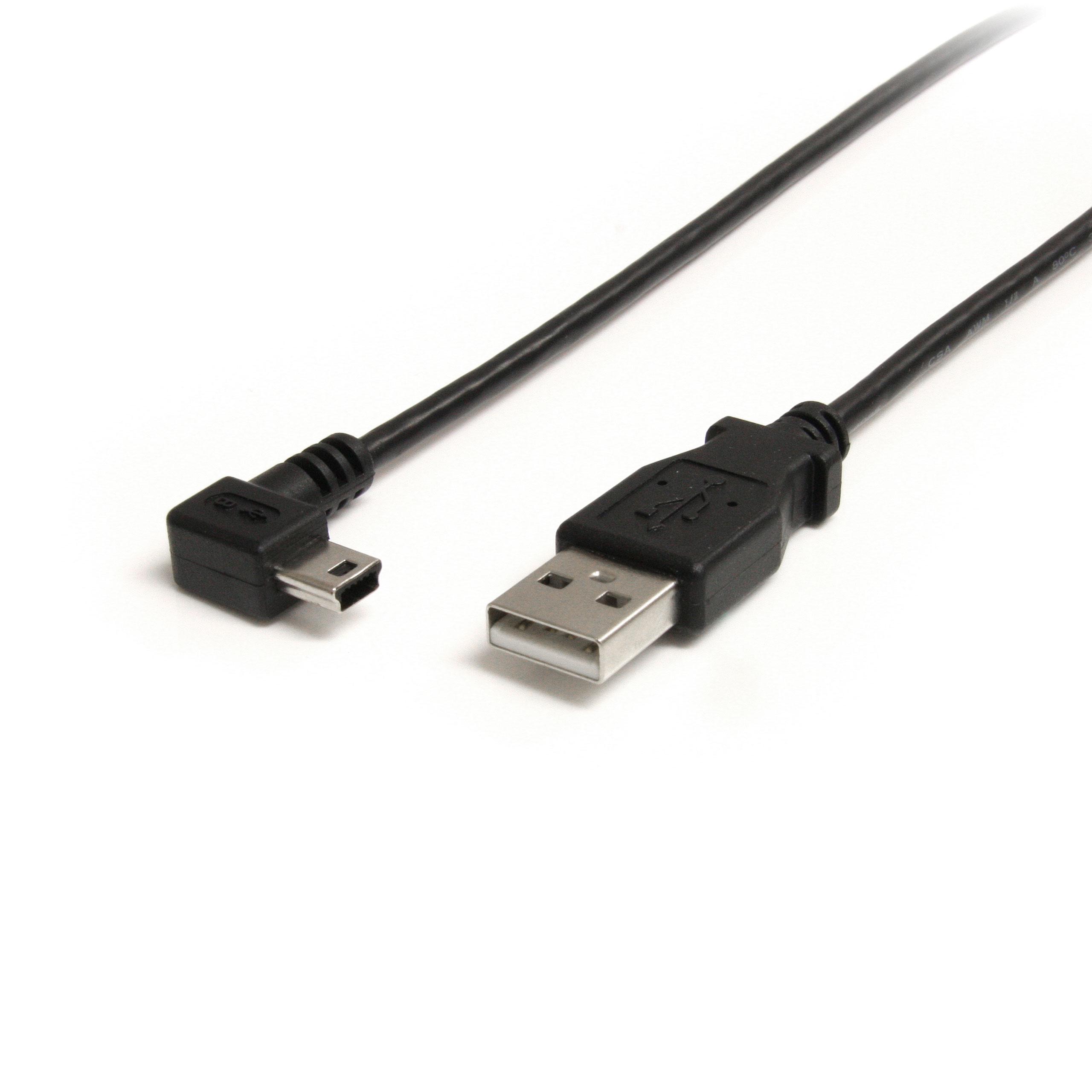 6 Feet Mini Usb Cable A To Right Angle Mini B Uk Computers And Accessories 