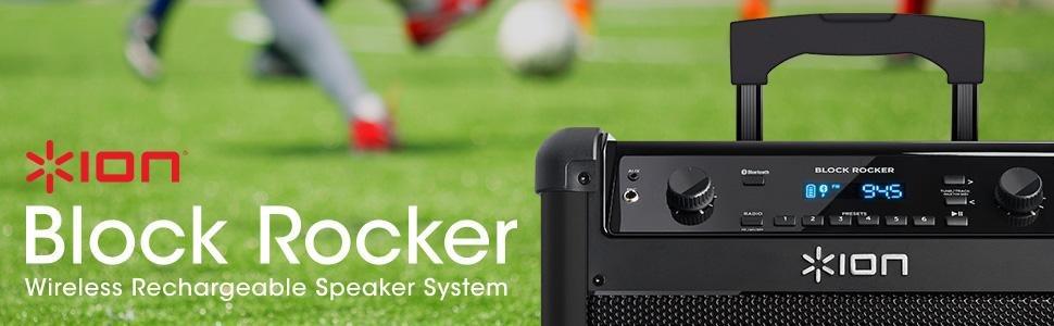 ION - Block Rocker IPA76C Wireless Rechargeable Speaker System ...