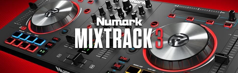 Numark Mixtrack 3 - All-in-One 2-Deck DJ Controller for Serato DJ ...