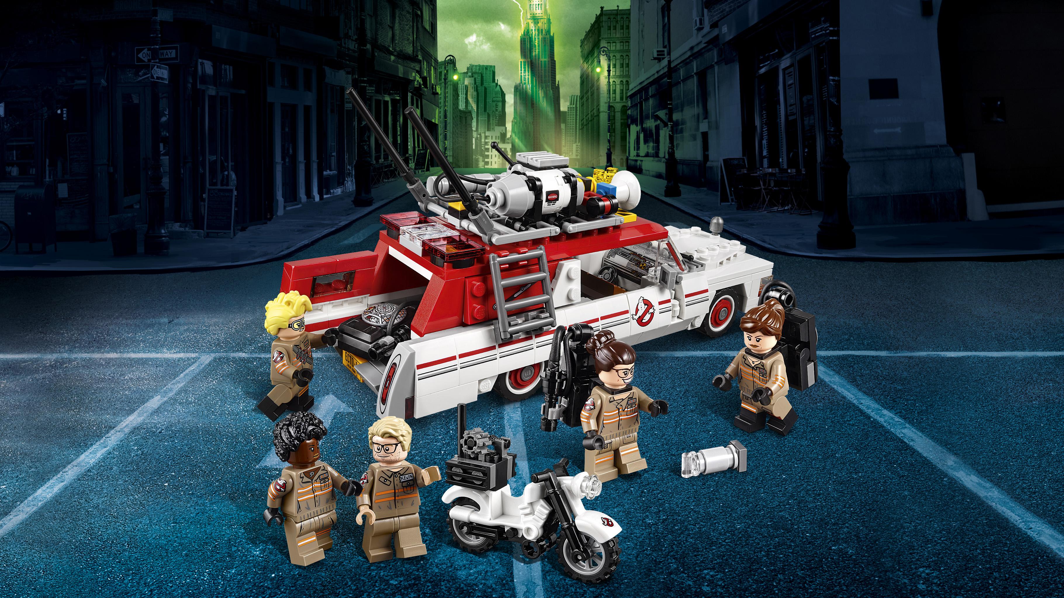 LEGO 75828 Ghostbusters Ecto-1 and 2 Building Toy: LEGO: Amazon.co.uk ...