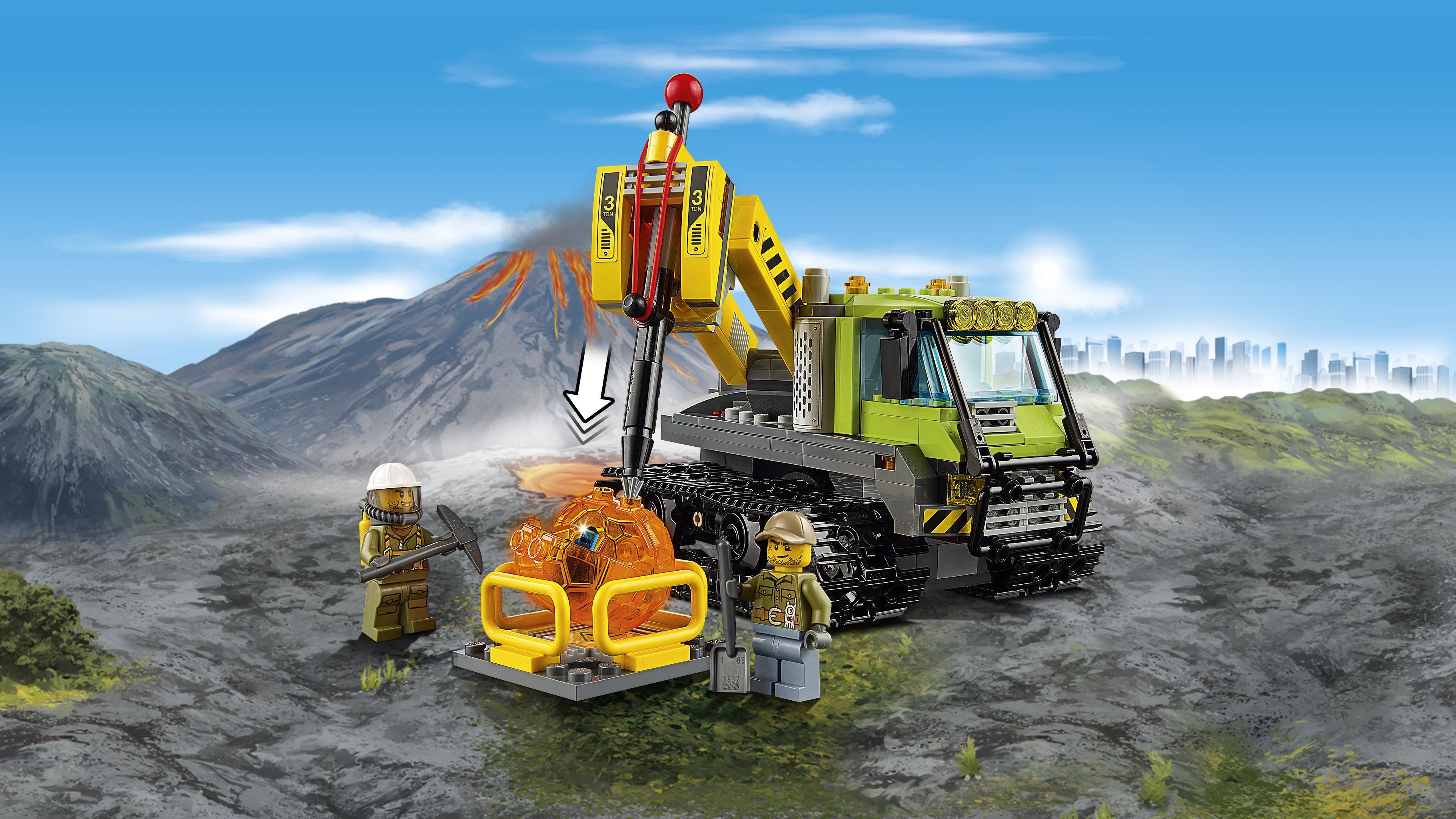 LEGO 60122 City Volcano Explorers Volcano Crawler Building Toy: LEGO ...