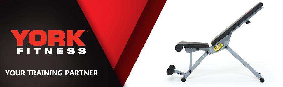 York Fitness 13 in 1 Utility Bench : Amazon.co.uk: Sports & Outdoors
