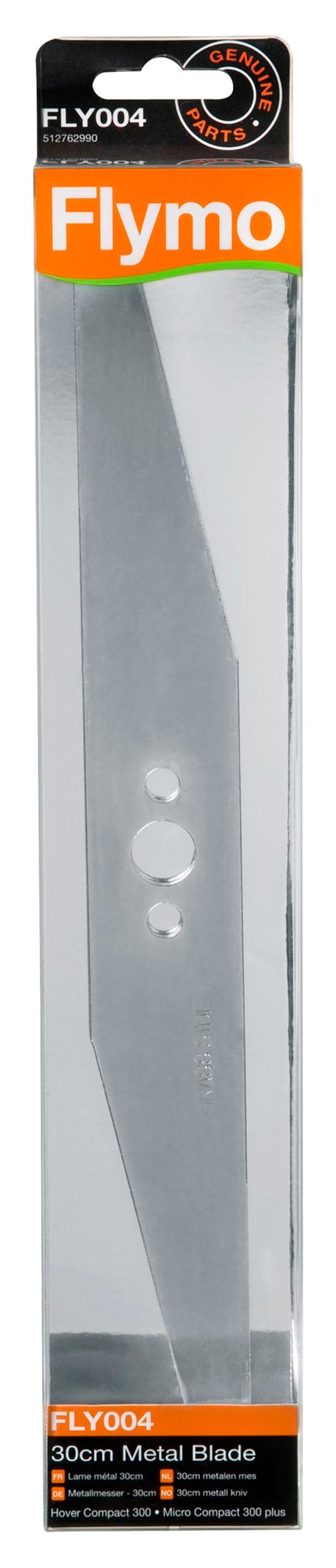 Genuine Flymo 30cm Metal Lawnmower Blade to suit Micro Compact 300 Plus ...