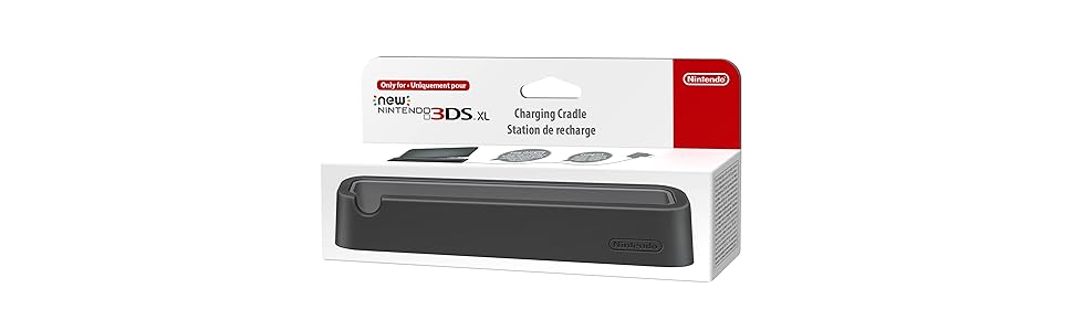 New Nintendo 3DS XL Charging Cradle - Black: Amazon.co.uk: PC & Video Games