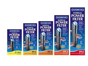Interpet Internal Aquarium Fish Tank PF1 Power Filter, Cleans Water ...