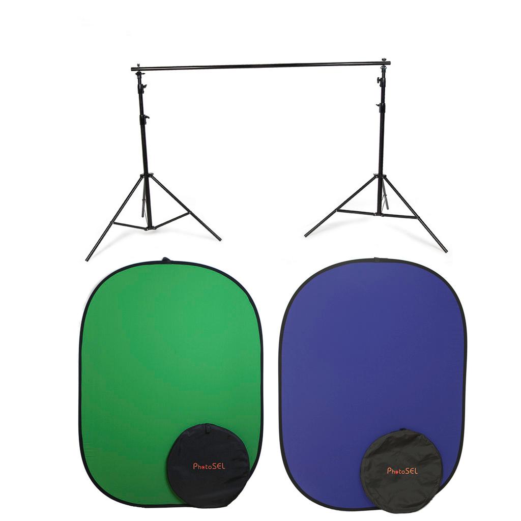 PhotoSEL BD123GUBS 2x2.4m Chroma Key Collapsible: Amazon.co.uk: Camera ...