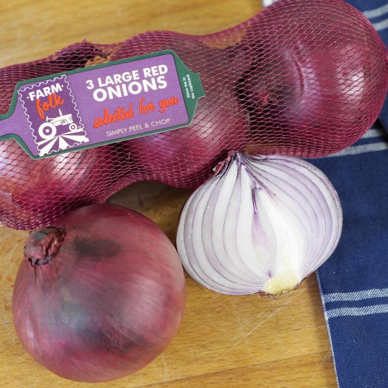 Farm Folk Large Red Onion 3 Pack: Amazon.co.uk: Grocery