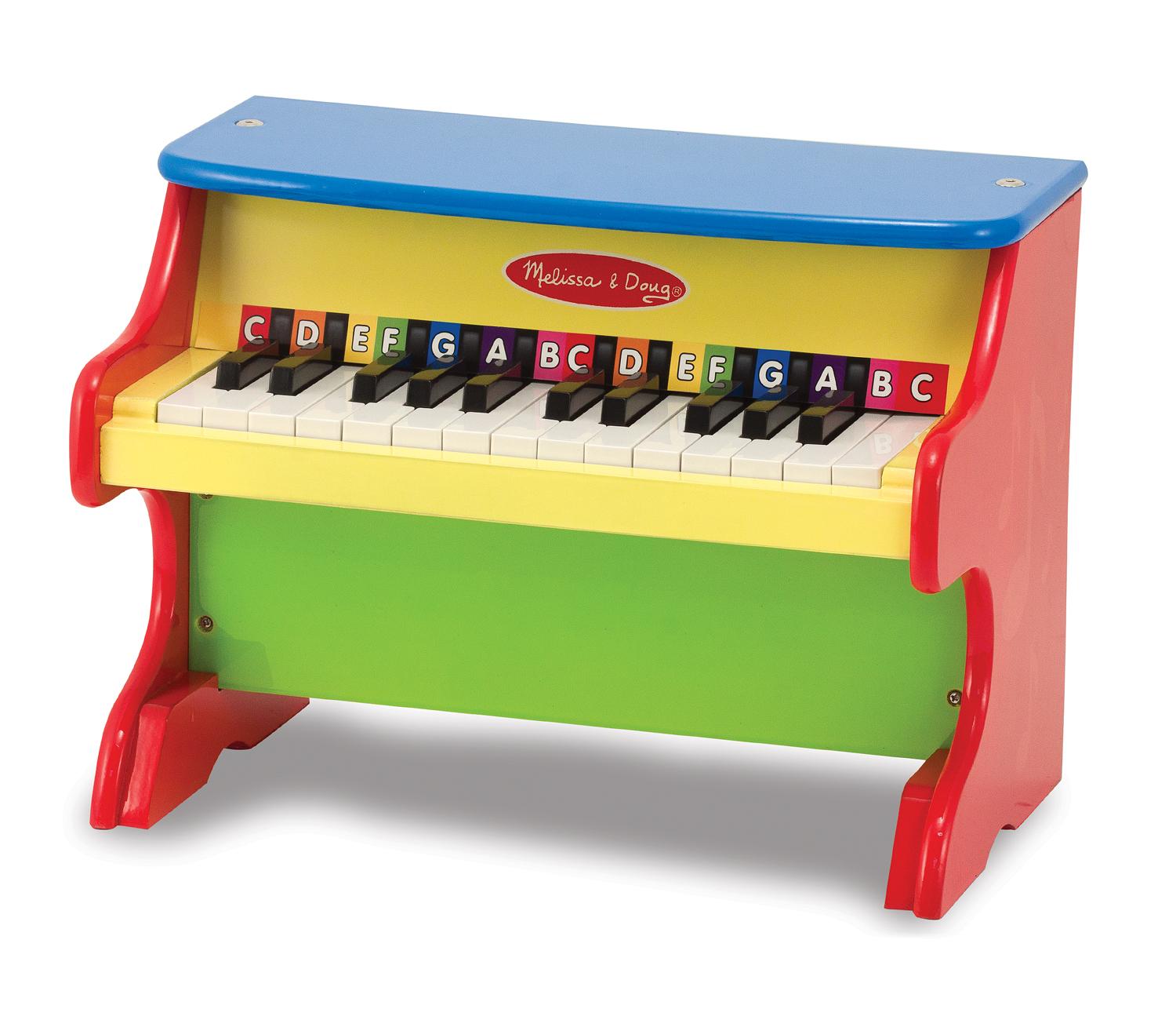 Melissa & Doug Learn-to-Play Piano With 25 Keys and Color-Coded ...