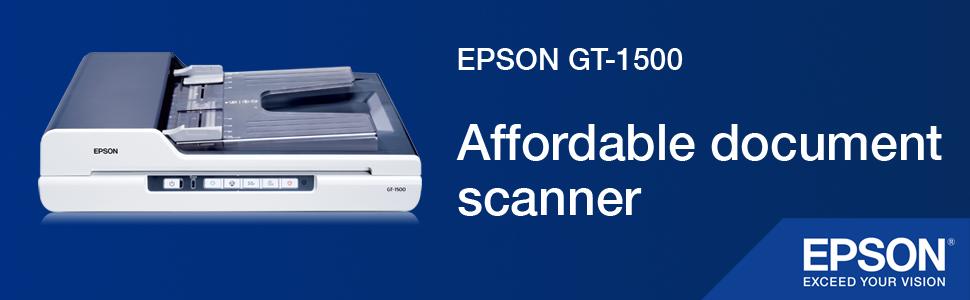 Epson Gt-1500 A4 Business Flatbed Scanner: Amazon.co.uk: Computers ...