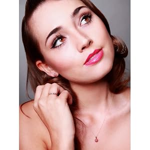 Ivy Gems 9ct Yellow Gold Oval Garnet Stud Earrings and Pendant Set with ...