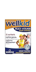 Vitabiotics Wellkid Multi-Vitamin Smart Chewable - 30 Tablets : Amazon ...