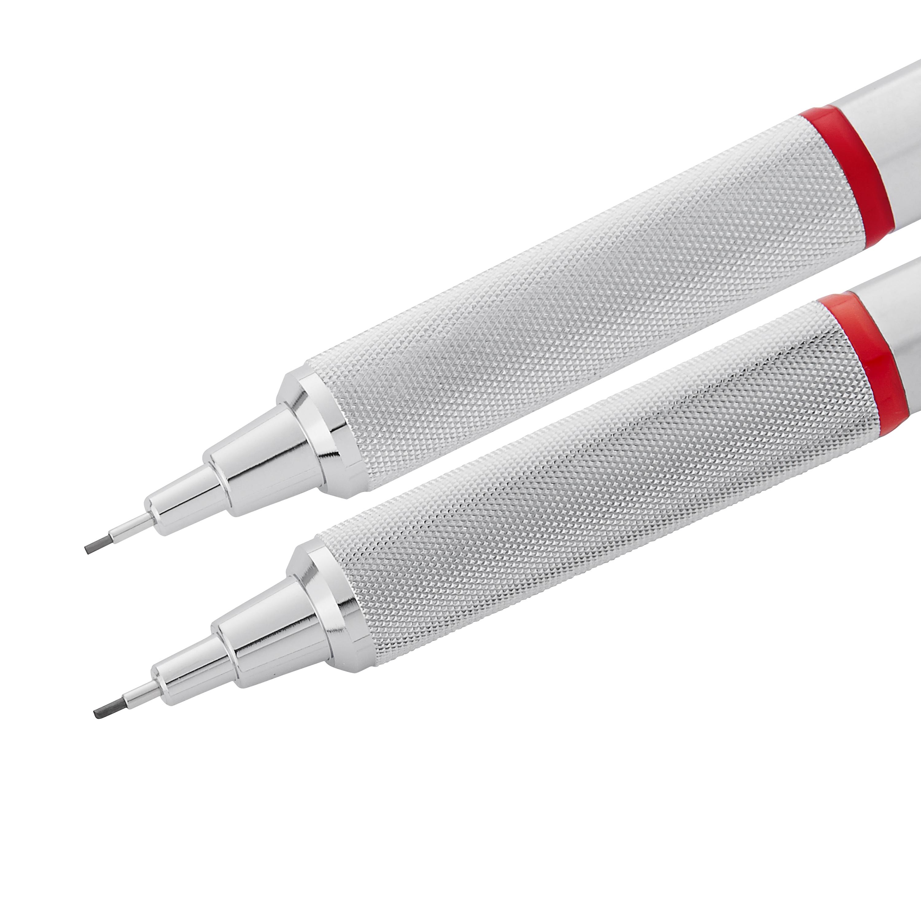 Rotring 1904259 Rapid PRO Mechanical Pencil, 2 mm - Silver Chrome ...