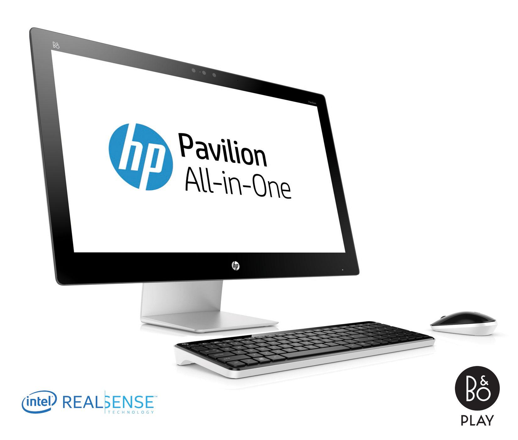 HP Pavilion 27-n203na All-in-One Desktop PC (White) - (Intel i3-6100T ...