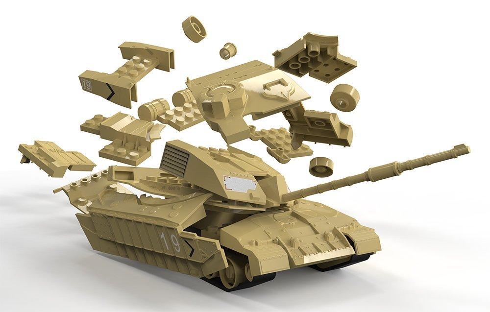 Airfix Quick Build Challenger Tank Model Kit: Amazon.co.uk: Toys & Games