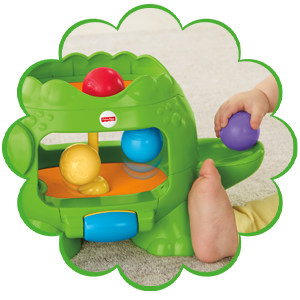 Fisher Price Double Popping Dino Musical Ball popper: Amazon.co.uk ...