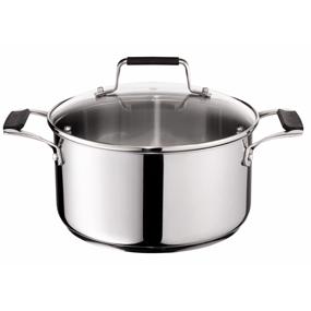 Tefal Jamie Oliver Stainless Steel Classic Series Stock Pot and Lid, 24 ...