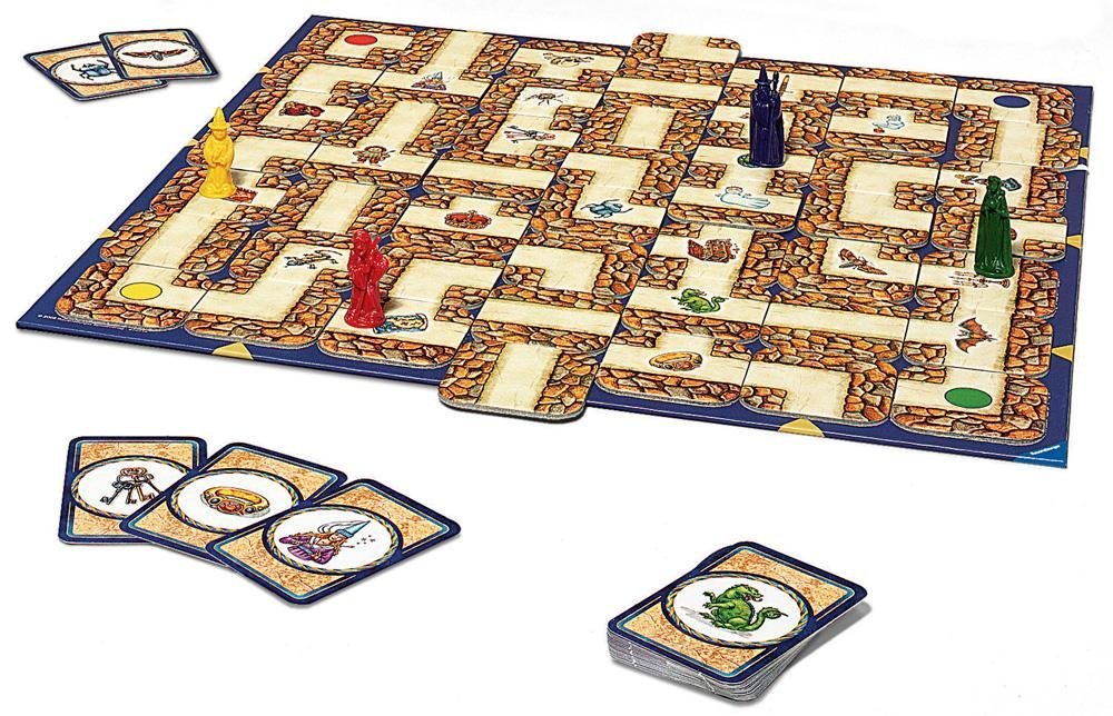 Ravensburger Labyrinth Maze Treasure Race Kids Family Board Game | eBay