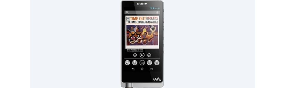 Sony NWZ-ZX1 128 GB Walkman with High Resolution Audio - Black/Silver ...