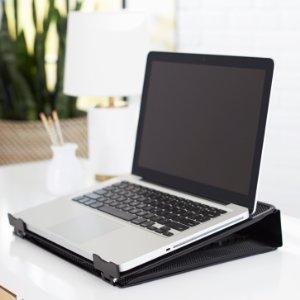 AmazonBasics Ventilated Adjustable Laptop Stand: Amazon.co.uk ...
