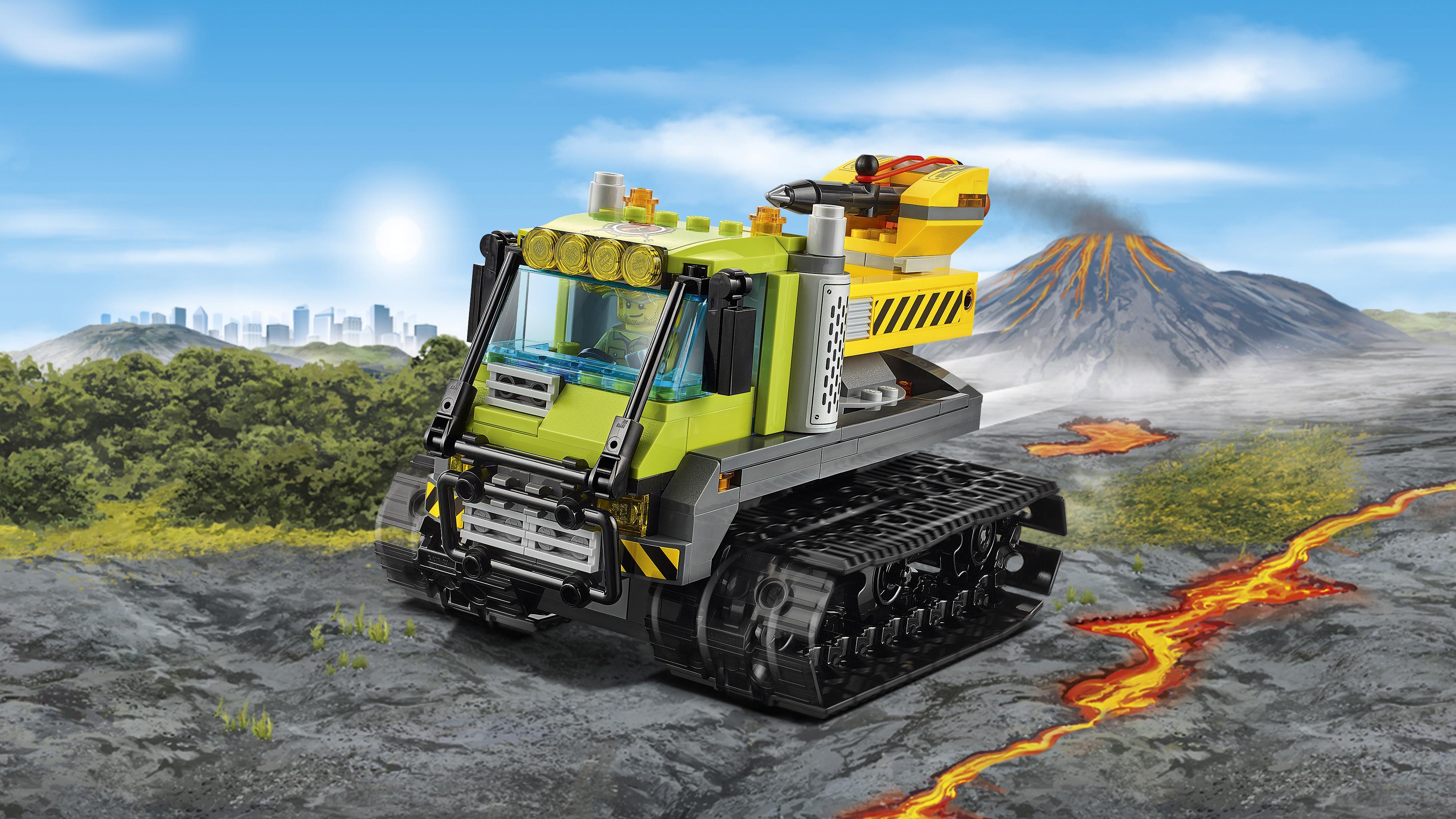 LEGO 60122 City Volcano Explorers Volcano Crawler Building Toy: LEGO ...