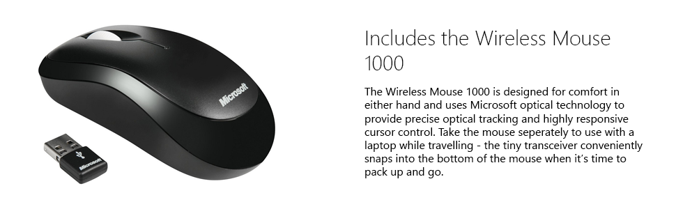 Microsoft Wireless Desktop 850 Keyboard and Mouse - Black: Amazon.co.uk ...