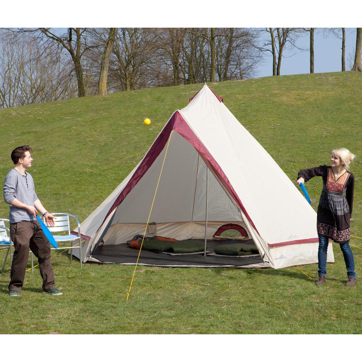 Skandika Waterproof Comanche Unisex Outdoor Frame Tent available in Red ...