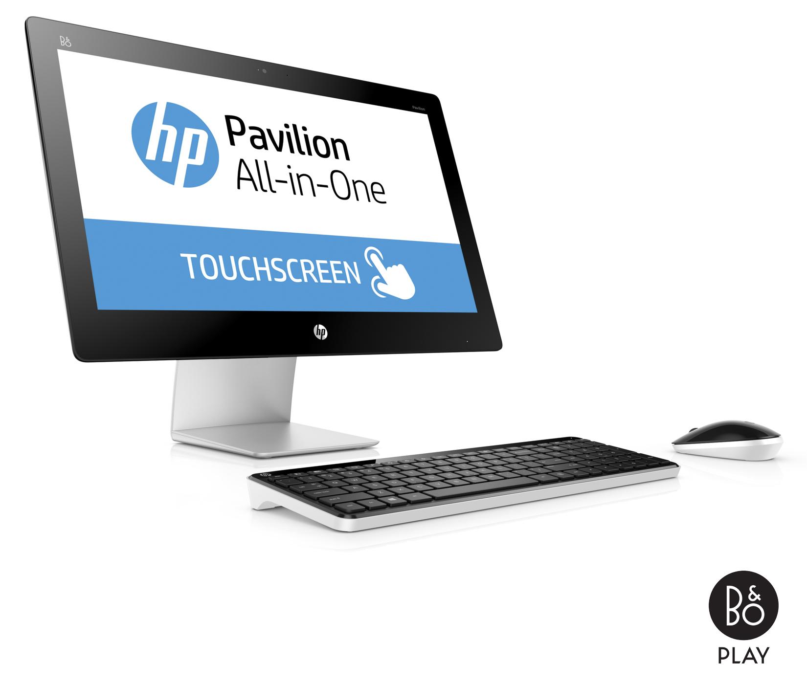 HP Pavilion 23-q230na 23-Inch Touch Screen All-in-One Desktop PC ...