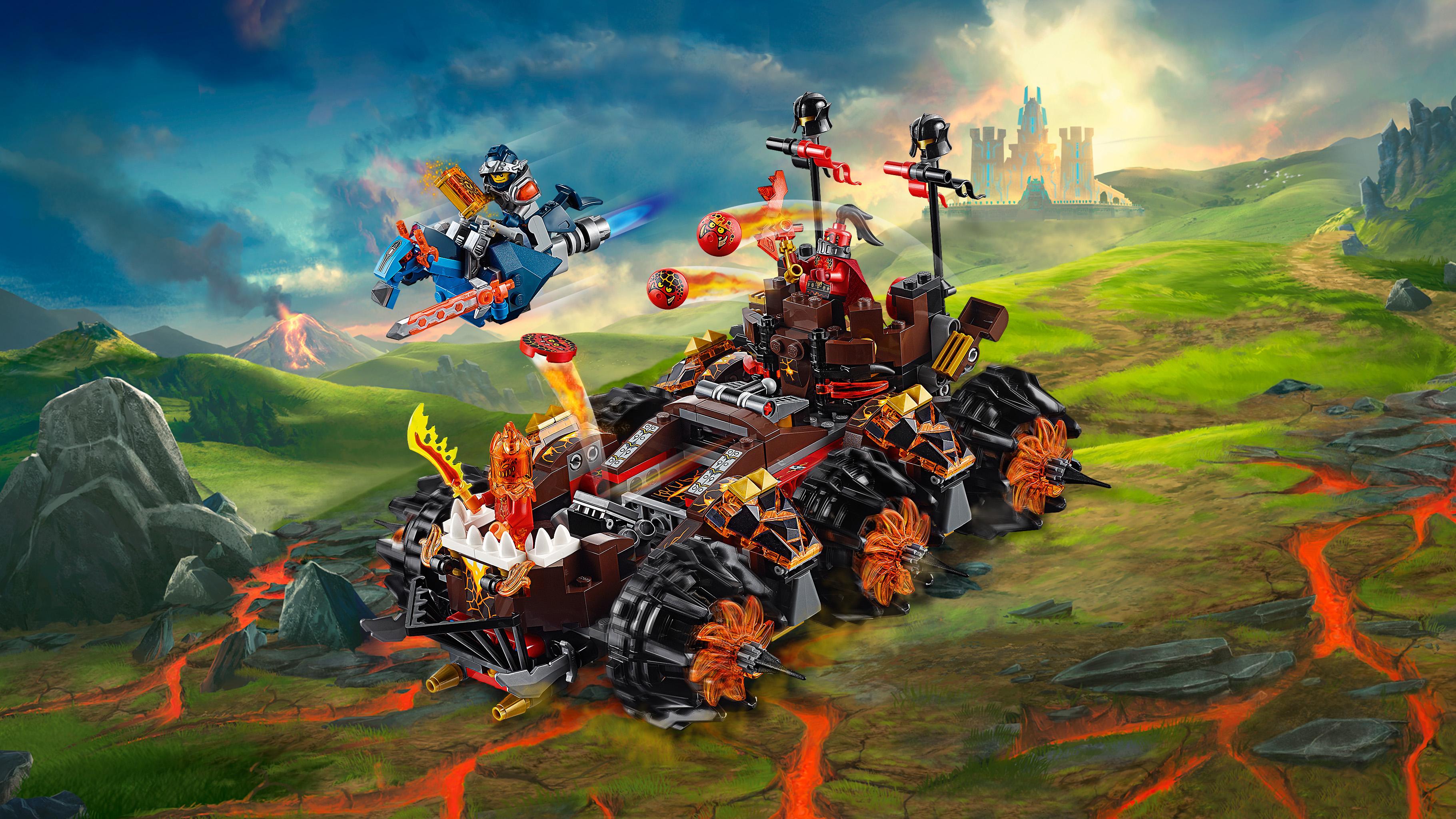 LEGO 70321 Nexo Knights General Magmar Siege Machine of Doom ...
