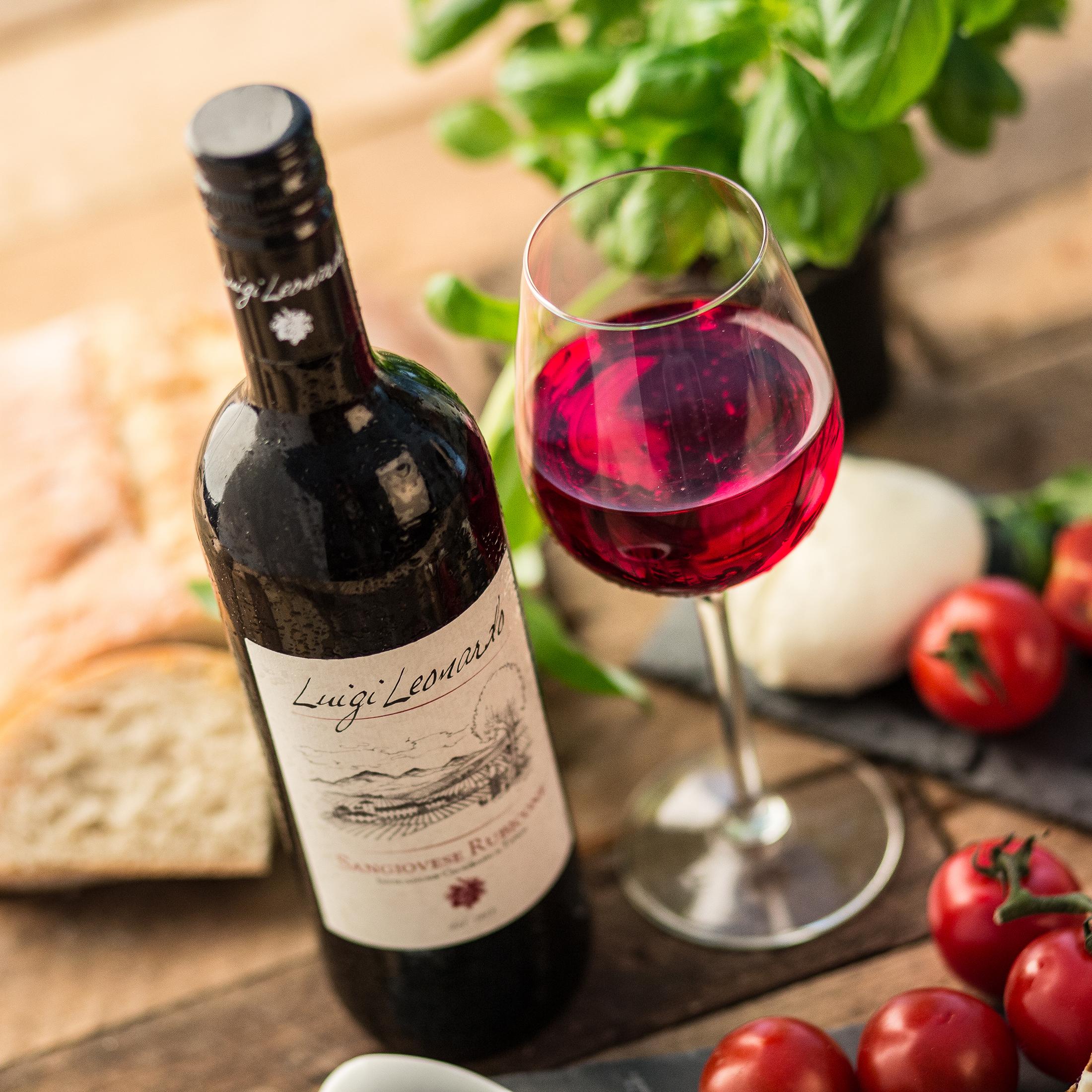 Sander's Selection Luigi Leonardo Sangiovese Rubicone Italian Red Wine ...