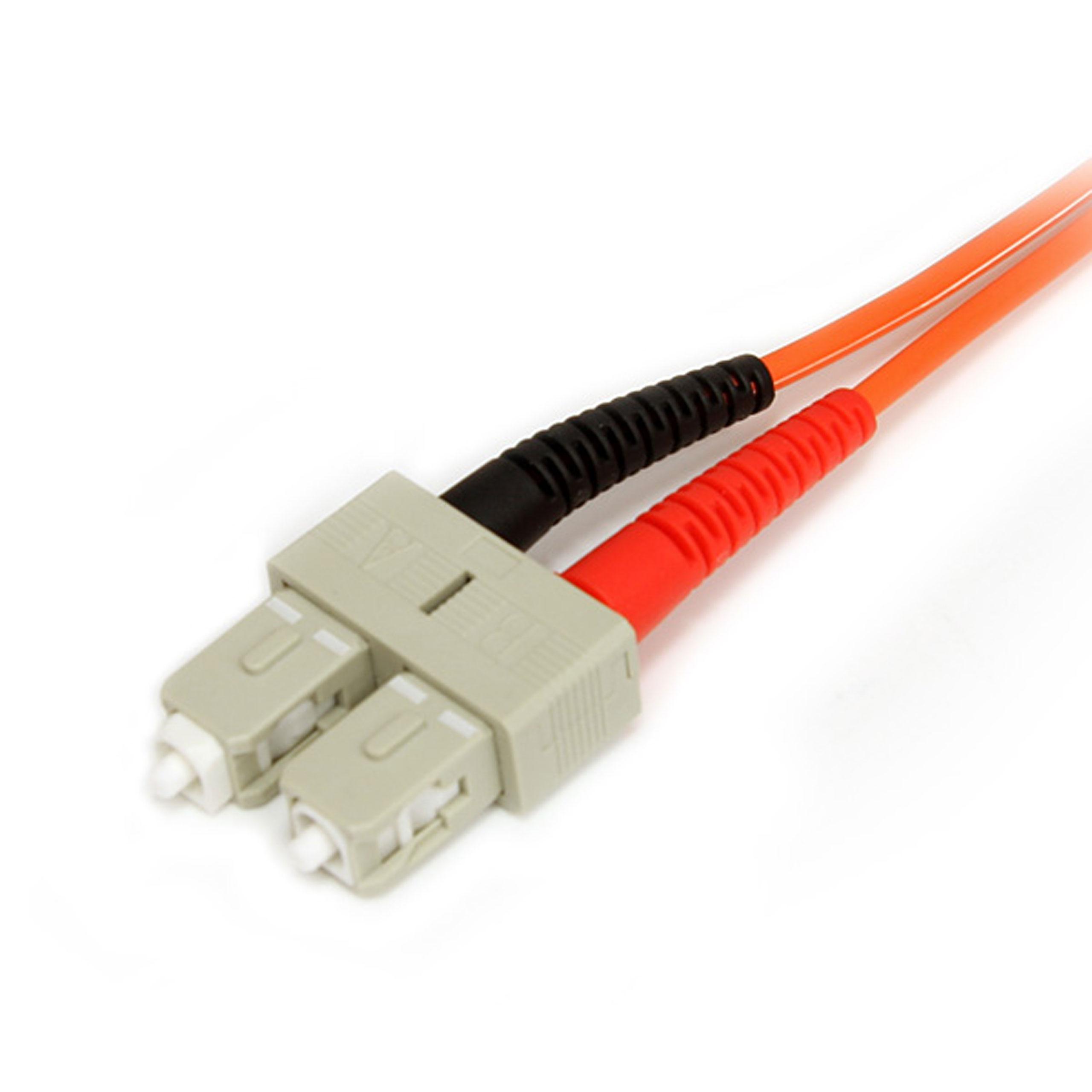 StarTech.com 2m Fiber Optic Cable - Multimode Duplex: Amazon.co.uk ...