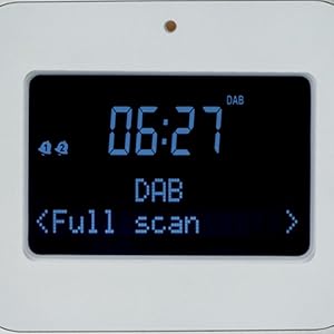 KitSound Air Audio DAB/FM/Bluetooth Radio Alarm Clock Speaker with ...
